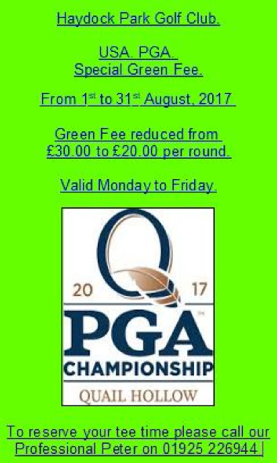 Haydock Park Golf Club